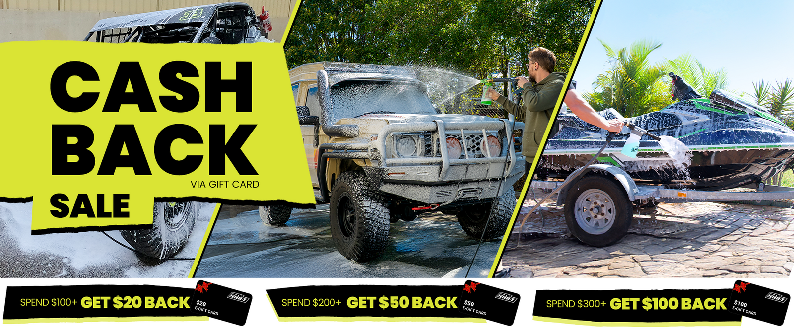 Premium Cleaning Solutions for Vehicles & Boats | Salt Shift